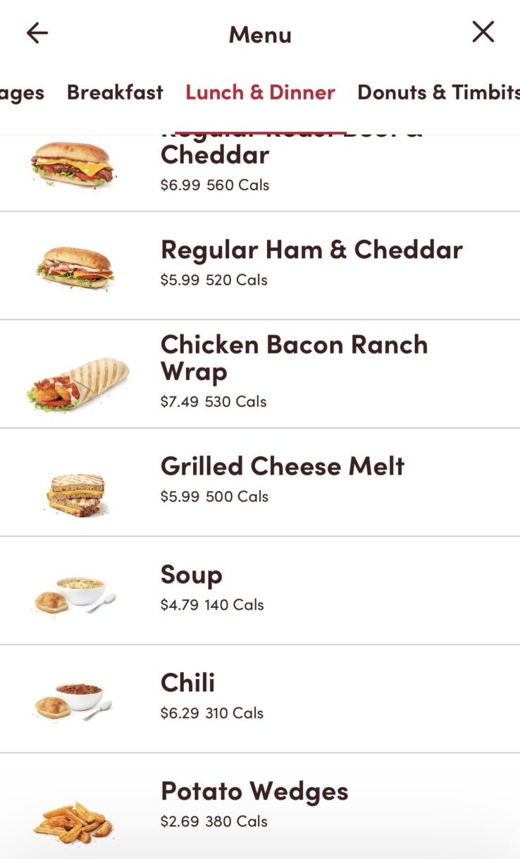 カナダで大人気のチェーン店、ティムホートンズ (Tim Hortons)！店員の私のおすすめメニューを紹介します！【フード編】 - みほ、世界へ行く